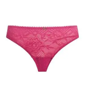 Chantelle Lace Origins Tanga Briefs - Pink