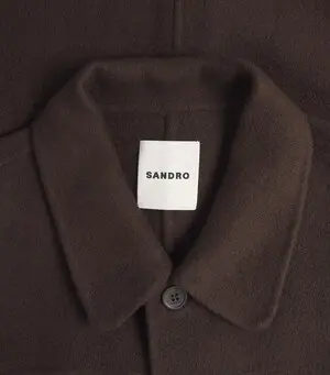 Sandro Wool-blend Double-face Jacket