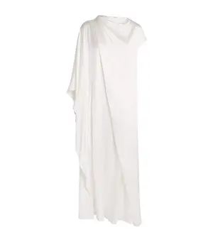 ROKSANDA Silk One-shoulder Hiba Midi Dress - Ivory