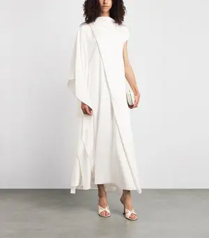 ROKSANDA Silk One-shoulder Hiba Midi Dress