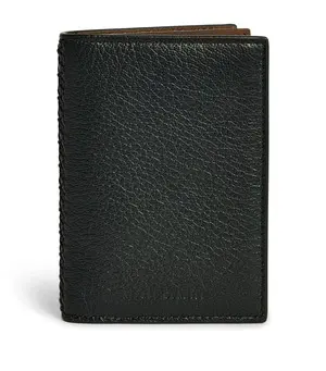 Dunhill Leather Century Card Holder - Black