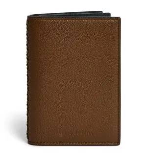 Dunhill Leather Century Card Holder - Brown