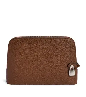 Dunhill Leather Bourdon 27 Pouch - Brown
