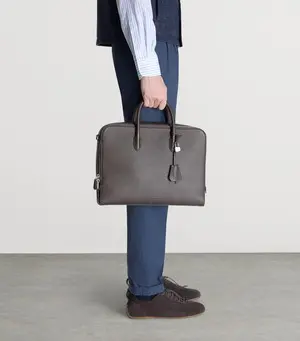 Dunhill Leather Bourdon 38 Briefcase