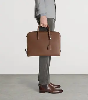 Dunhill Leather Bourdon 38 Briefcase