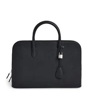 Dunhill Leather Bourdon 41 Briefcase - Black