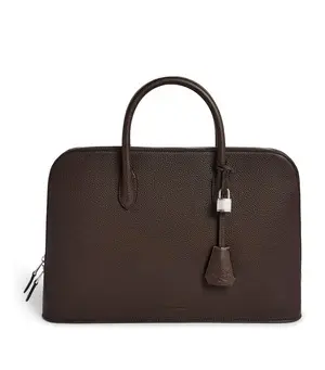 Dunhill Leather Bourdon 41 Briefcase - Brown