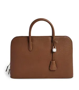 Dunhill Leather Bourdon 41 Briefcase - Brown