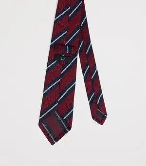 Dunhill Silk Grenadine Stripe Tie
