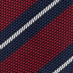 Dunhill Silk Grenadine Stripe Tie