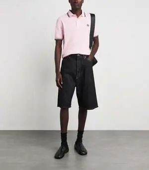 Fred Perry Cotton Twin Tipped Polo Shirt
