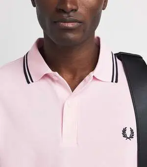 Fred Perry Cotton Twin Tipped Polo Shirt