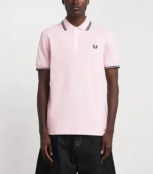 Fred Perry Cotton Twin Tipped Polo Shirt