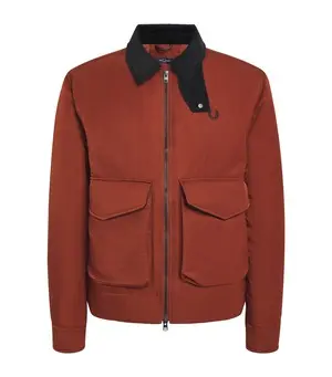 Fred Perry Caban Jacket With Contrasting Collar