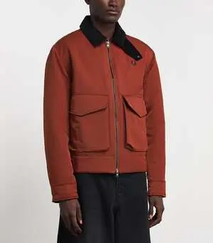 Fred Perry Caban Jacket With Contrasting Collar