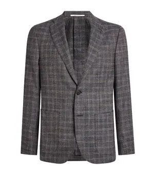 Pal Zileri Wool-blend Check Brera Blazer