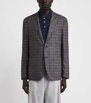 Pal Zileri Wool-blend Check Brera Blazer