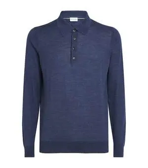 Pal Zileri Wool-silk Polo Shirt