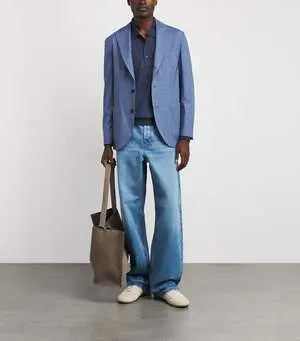 Pal Zileri Wool-silk Polo Shirt