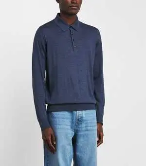 Pal Zileri Wool-silk Polo Shirt