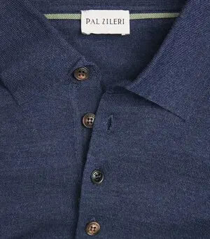 Pal Zileri Wool-silk Polo Shirt