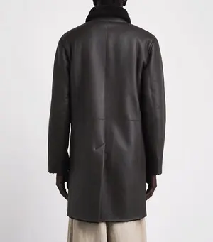 Pal Zileri Shearling Lined Long Coat