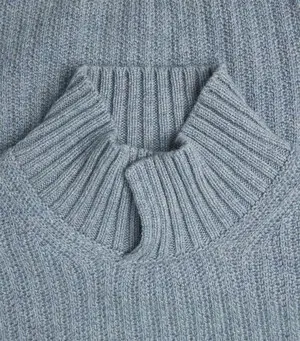 MAURIZIO BALDASSARI Ribbed Knit High-neck Sweater