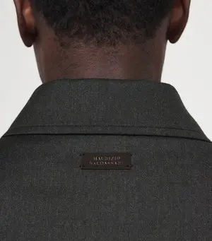 MAURIZIO BALDASSARI Stretch-wool Overshirt