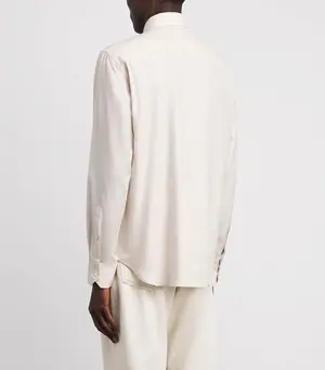 MAURIZIO BALDASSARI Cotton-lyocell Santini Shirt