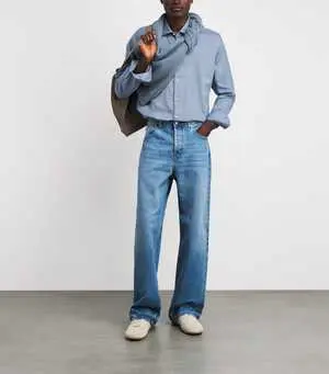 MAURIZIO BALDASSARI Cotton-lyocell Santini Shirt