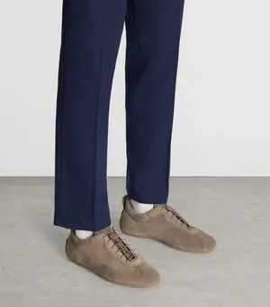 Dunhill Suede Automotive Davies Sneakers