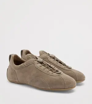 Dunhill Suede Automotive Davies Sneakers