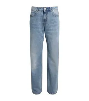 AMI Paris Mid-rise Straight Jeans
