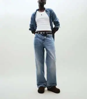 AMI Paris Mid-rise Straight Jeans