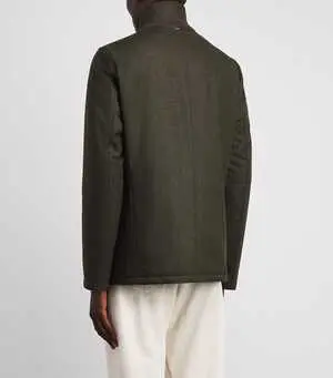 Herno Wool-silk High-neck Shacket