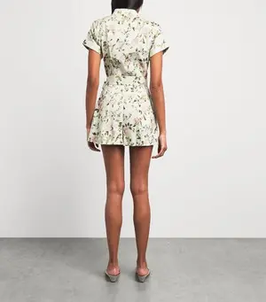 Alice + Olivia Floral Lucy Playsuit