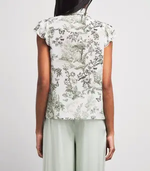 Alice + Olivia Ruffle Minda Blouse