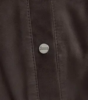 Herno Suede Bomber Jacket