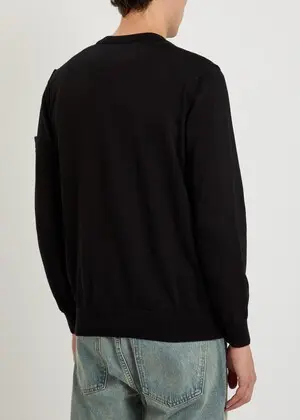 Stone Island Logo Cotton Sweatshirt