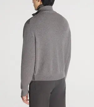 Dunhill Suede And Cashmere Bomber Jacket