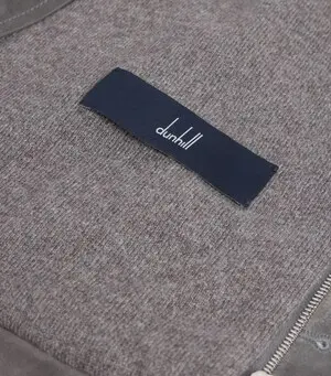 Dunhill Suede And Cashmere Bomber Jacket