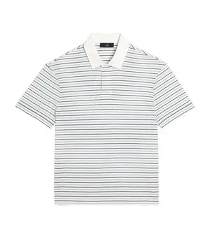Dunhill Cotton Stripe Polo Shirt