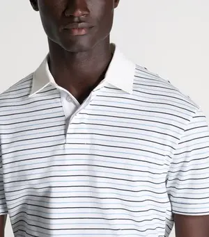 Dunhill Cotton Stripe Polo Shirt