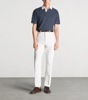 Dunhill Cotton Stripe Polo Shirt