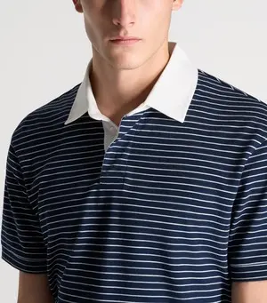 Dunhill Cotton Stripe Polo Shirt
