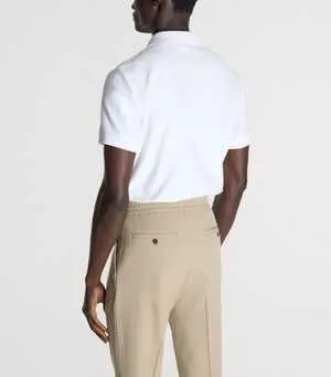 Dunhill Cotton Herringbone Polo Shirt