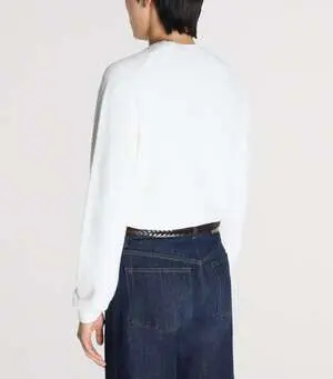 Dunhill Sea Island Cotton Crew Neck Sweater