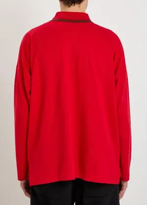 VIVIENNE WESTWOOD Oversized Piqué Cotton Polo Shirt