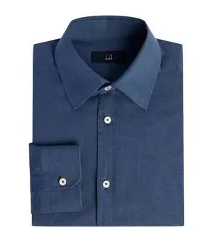 Dunhill Cotton Chambray Formal Shirt