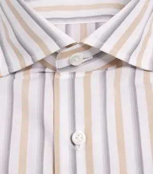 Isaia Egyptian Cotton Stripe Shirt